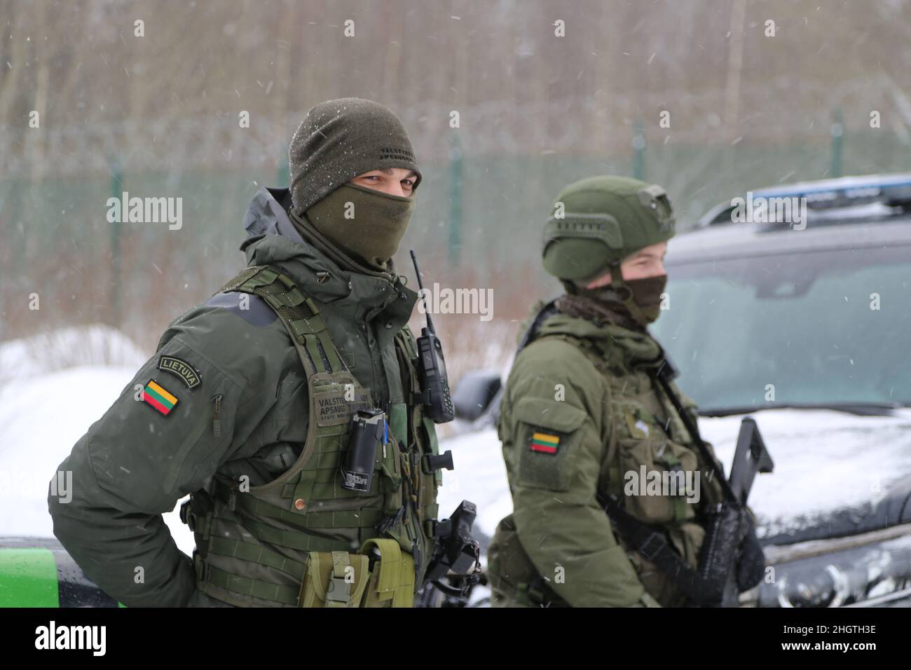 Lithuanian border hi-res stock photography and images - Alamy