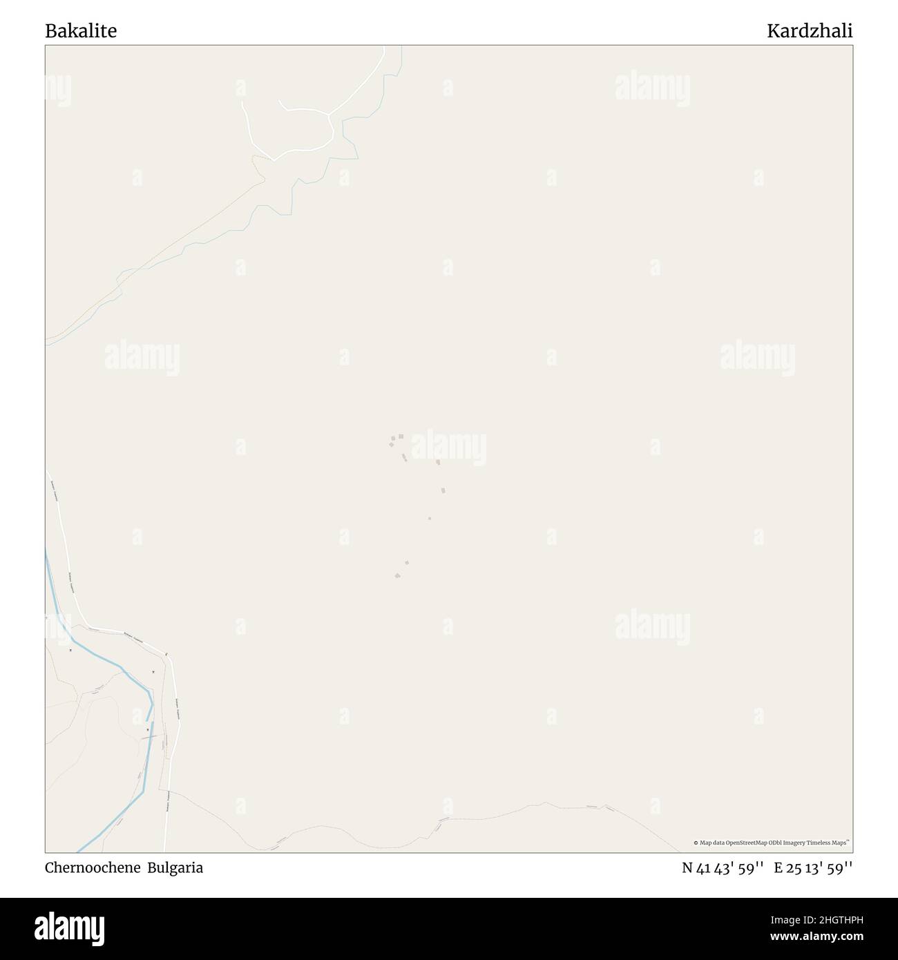 Bakalite, Chernoochene, Bulgaria, Kardzhali, N 41 43' 59'', E 25 13' 59 ...