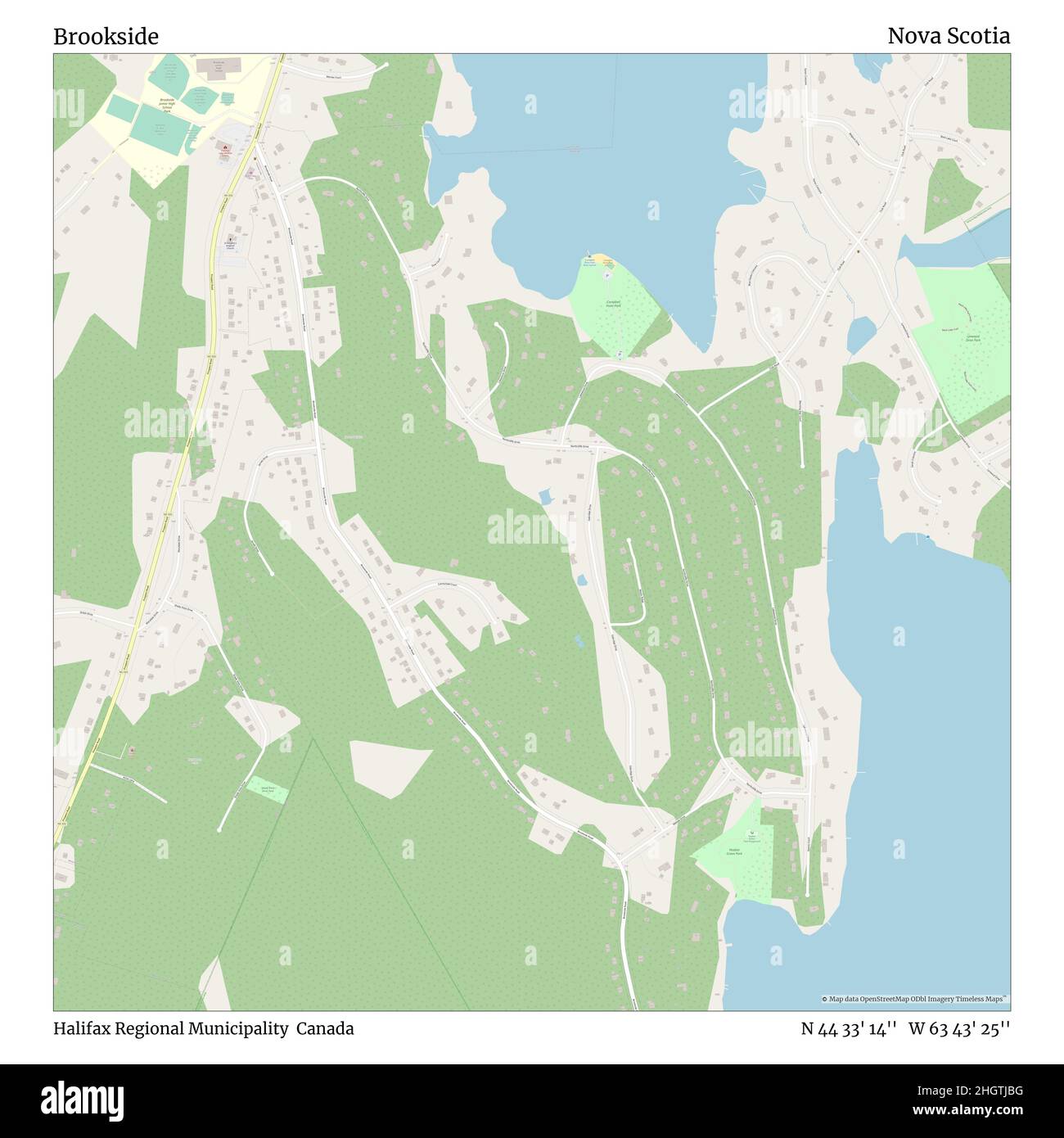 Brookside map hi-res stock photography and images - Alamy