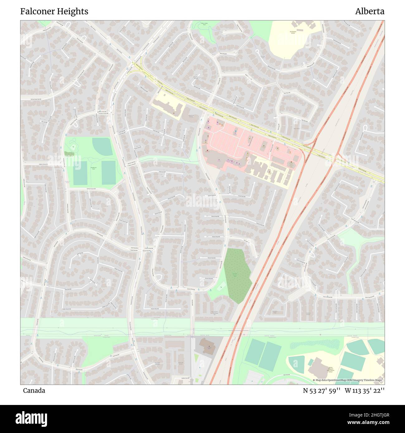 Map of falconer Cut Out Stock Images & Pictures - Alamy