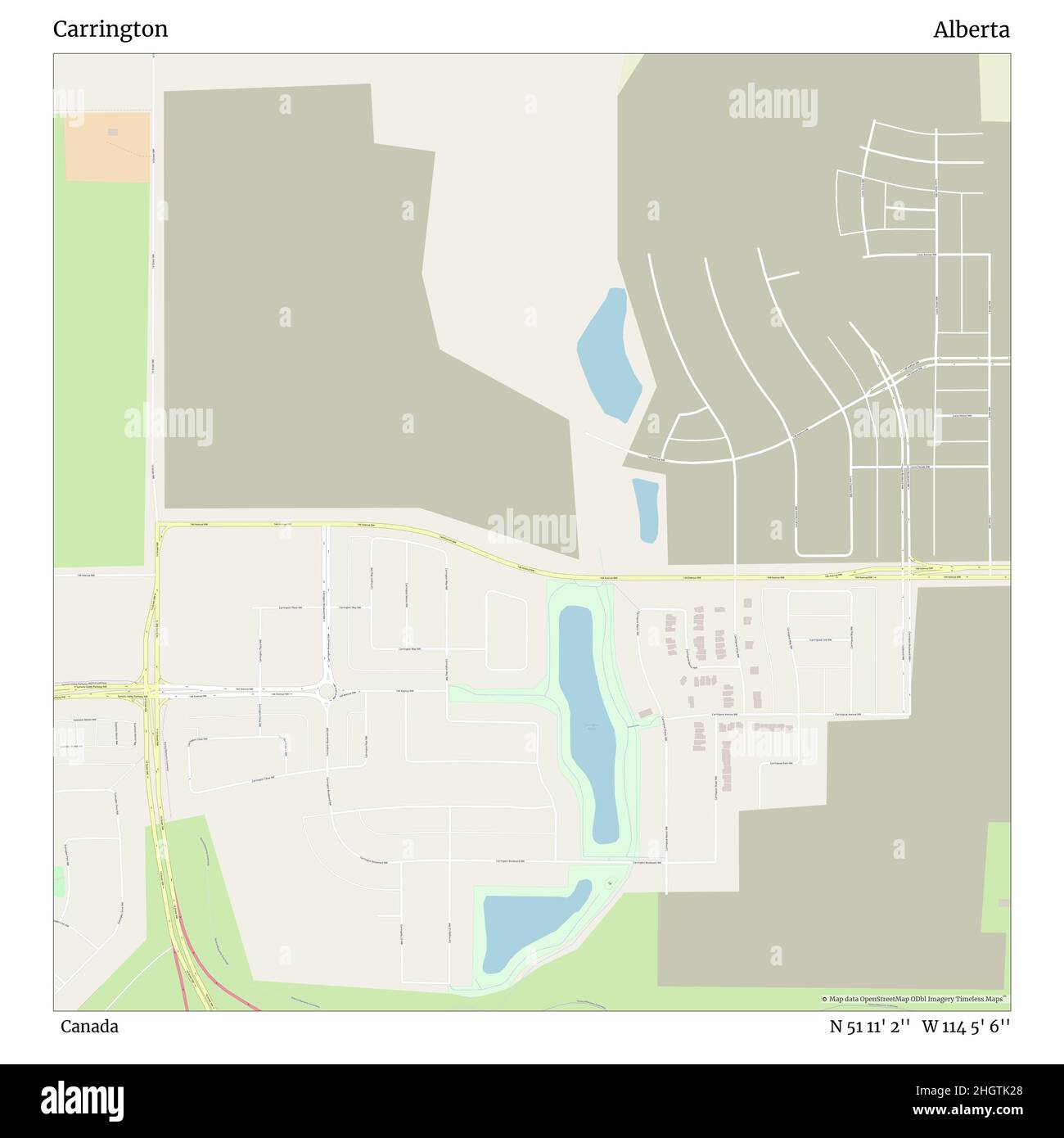 Map of carrington Cut Out Stock Images & Pictures - Alamy