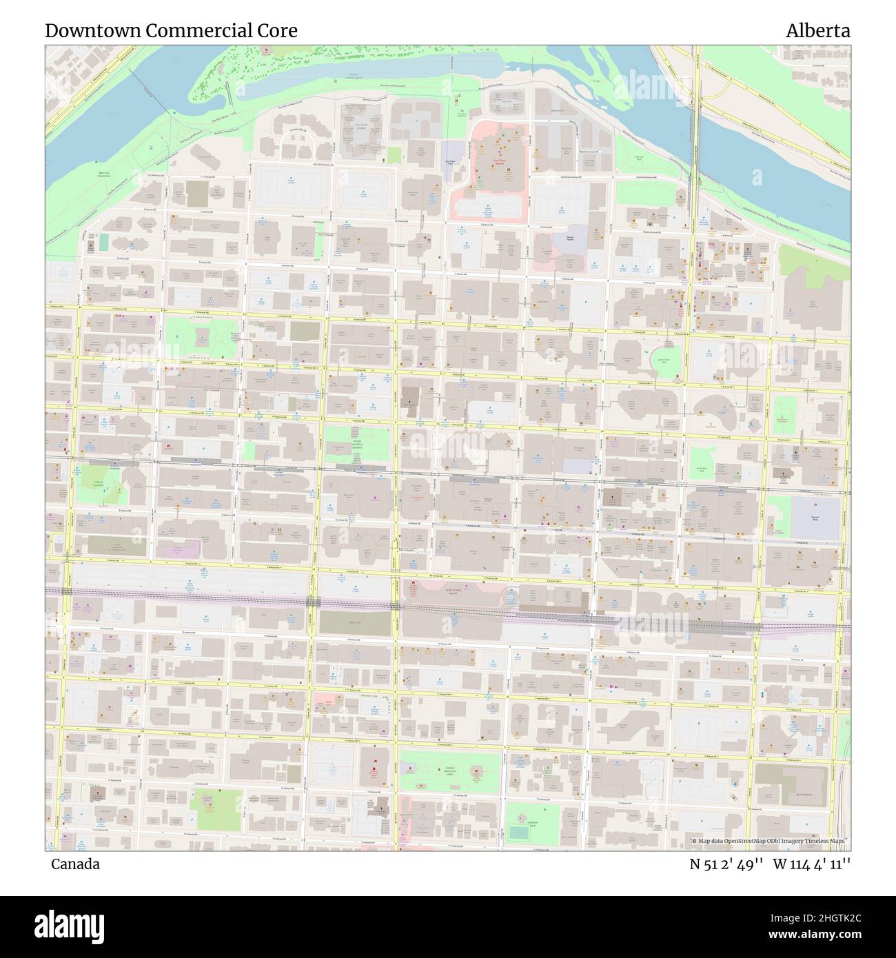 Downtown core Cut Out Stock Images & Pictures - Alamy