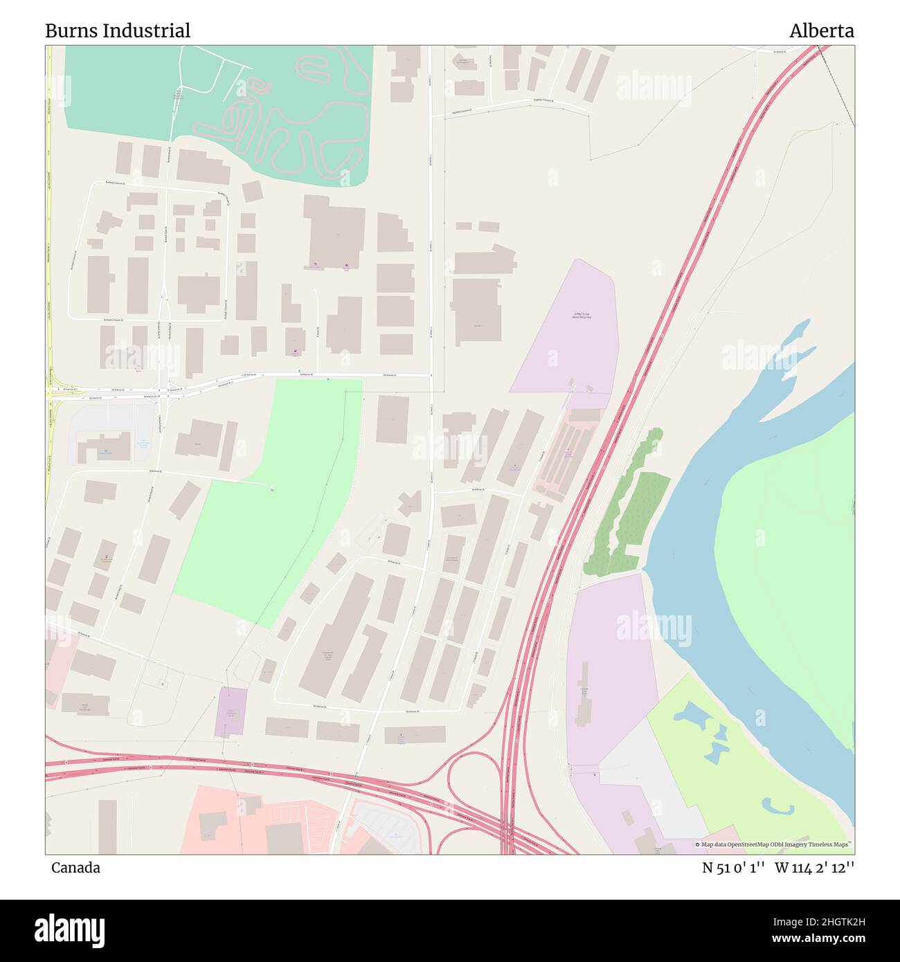 Map of burns hi-res stock photography and images - Alamy
