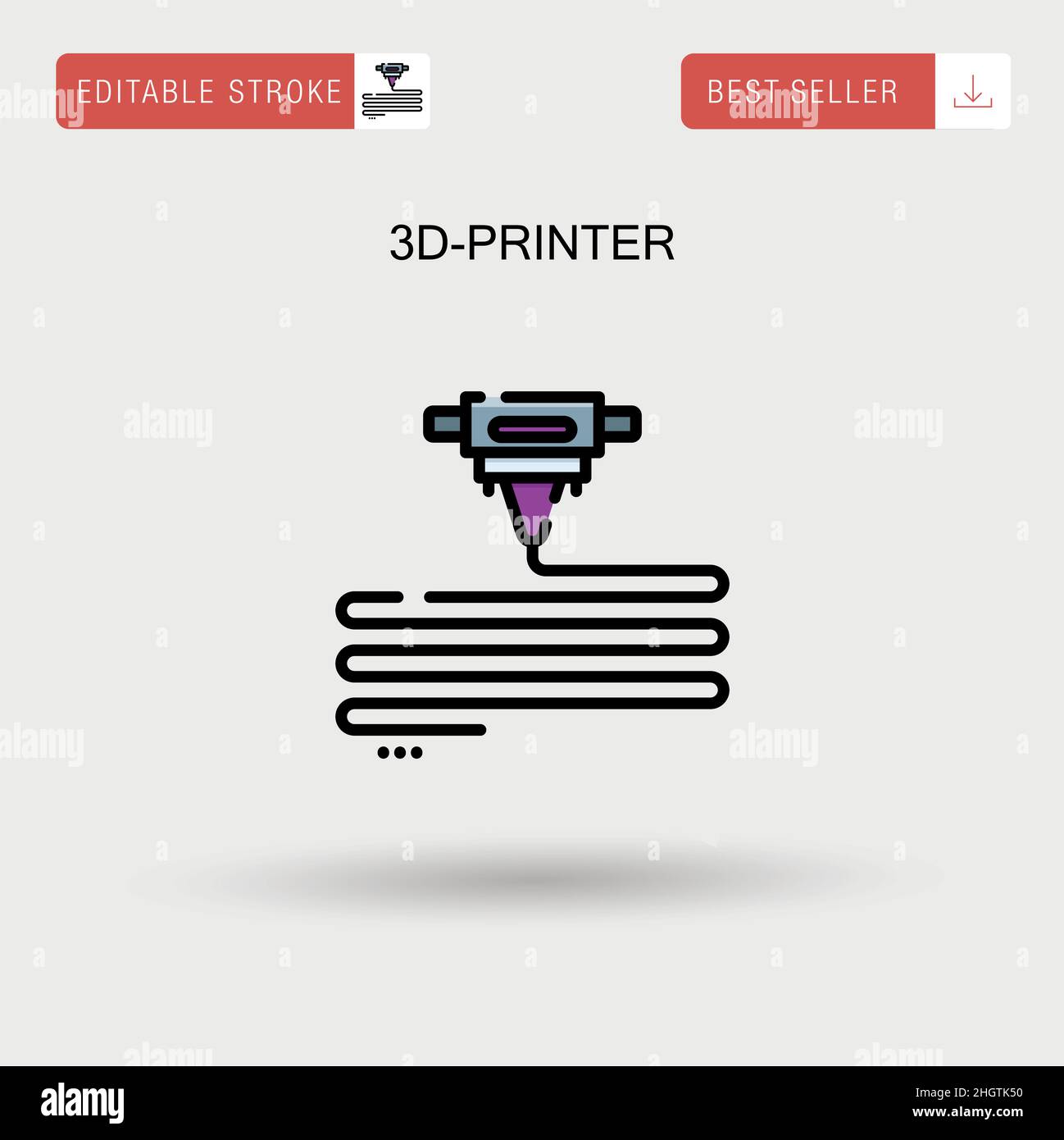 3d printer technology innovation new Stock Vector Images - Alamy