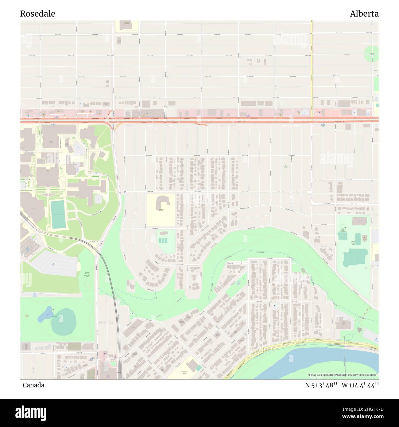 Map of rosedale hi-res stock photography and images - Alamy