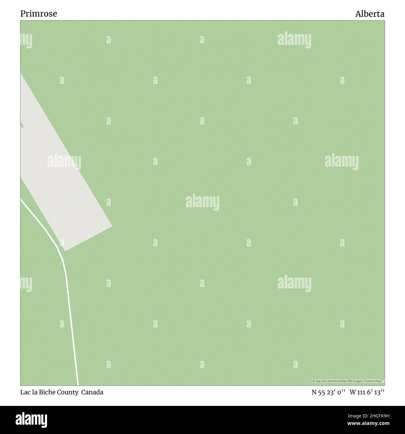 Lac la biche map hi-res stock photography and images - Alamy