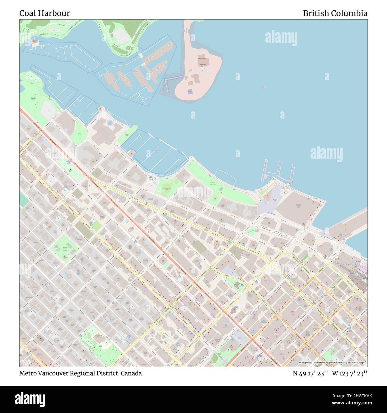 Coal harbour vancouver british columbia Cut Out Stock Images & Pictures ...