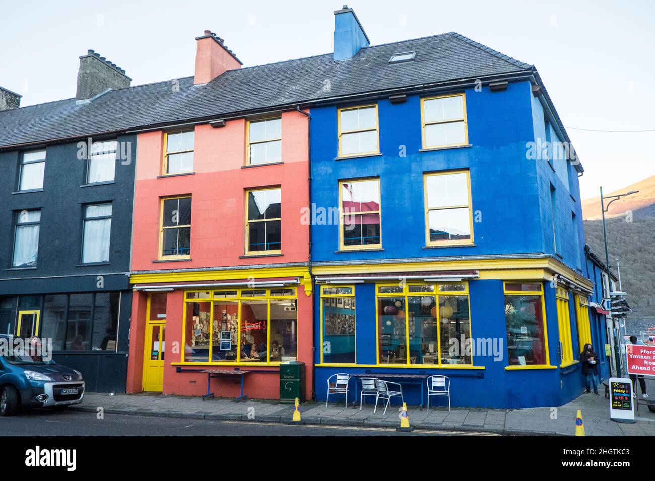 Llanberis high street hi-res stock photography and images - Alamy