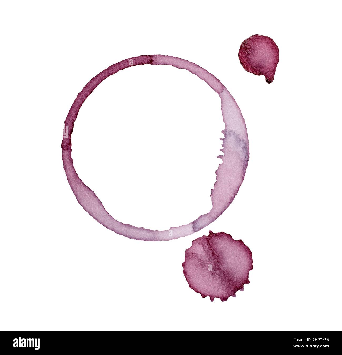 close up of a wine stain on white background Stock Photo - Alamy