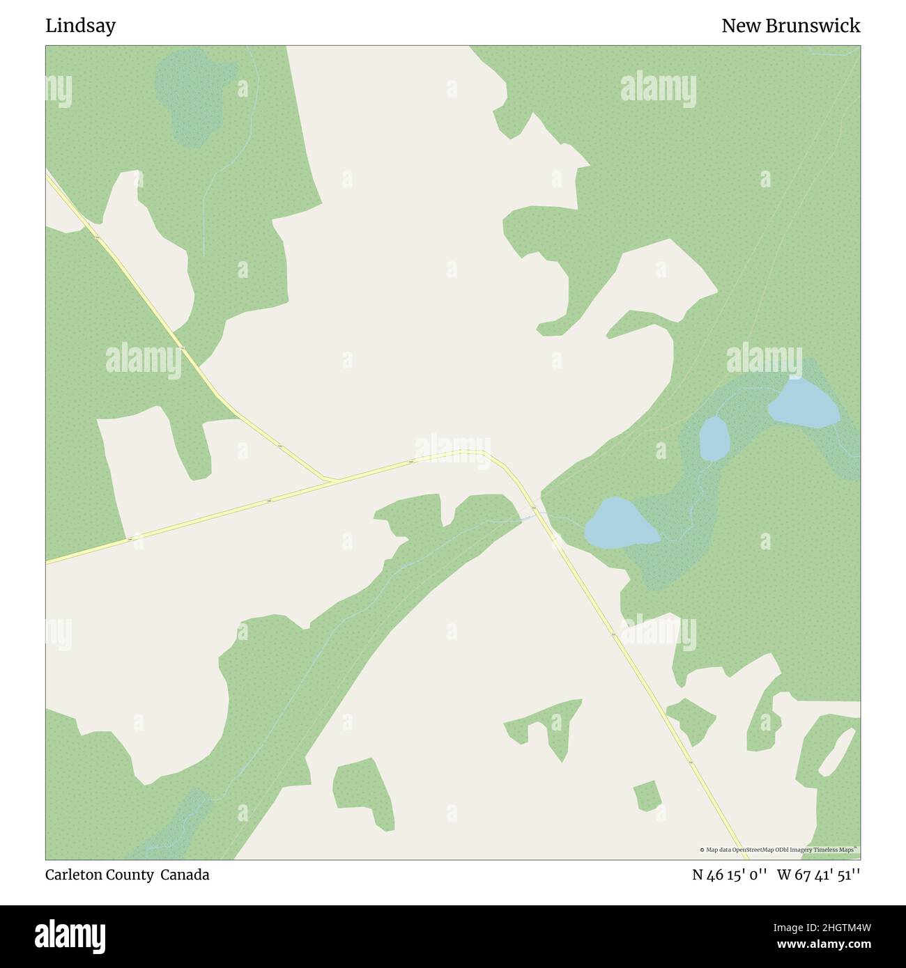 Lindsay map hi-res stock photography and images - Alamy