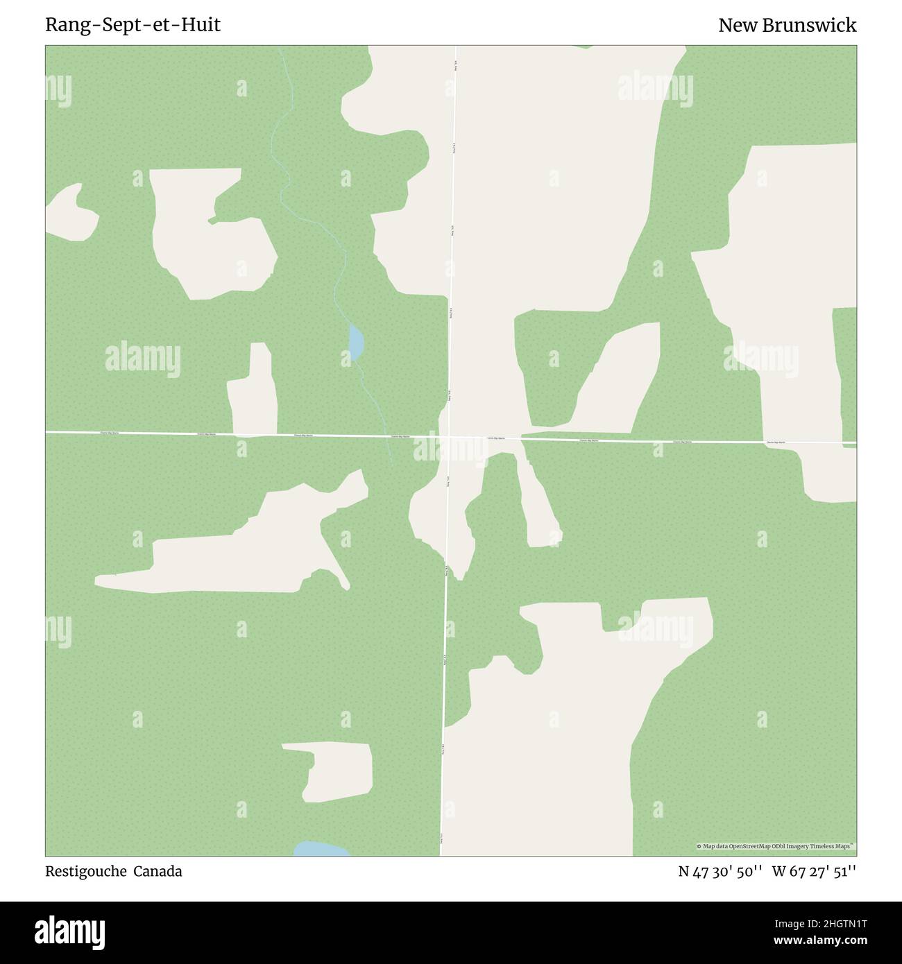 Rang-Sept-et-Huit, Restigouche, Canada, New Brunswick, N 47 30' 50'', W ...