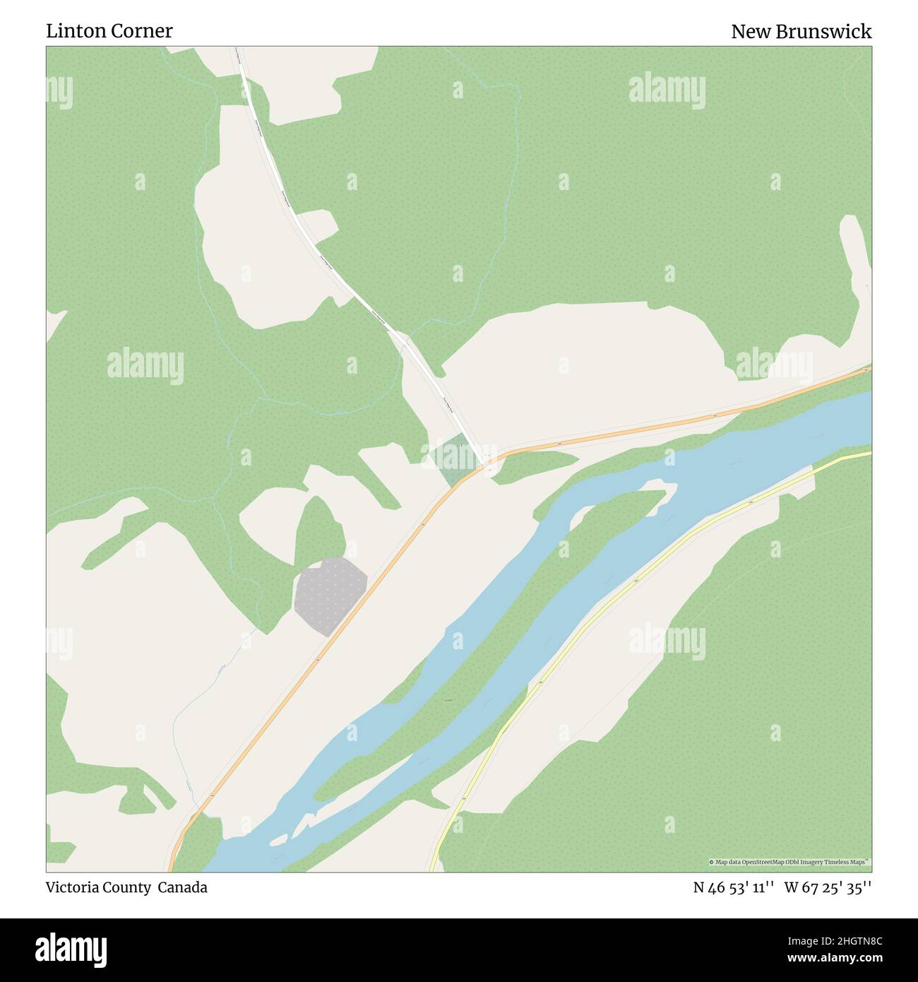 Map of linton hi-res stock photography and images - Alamy