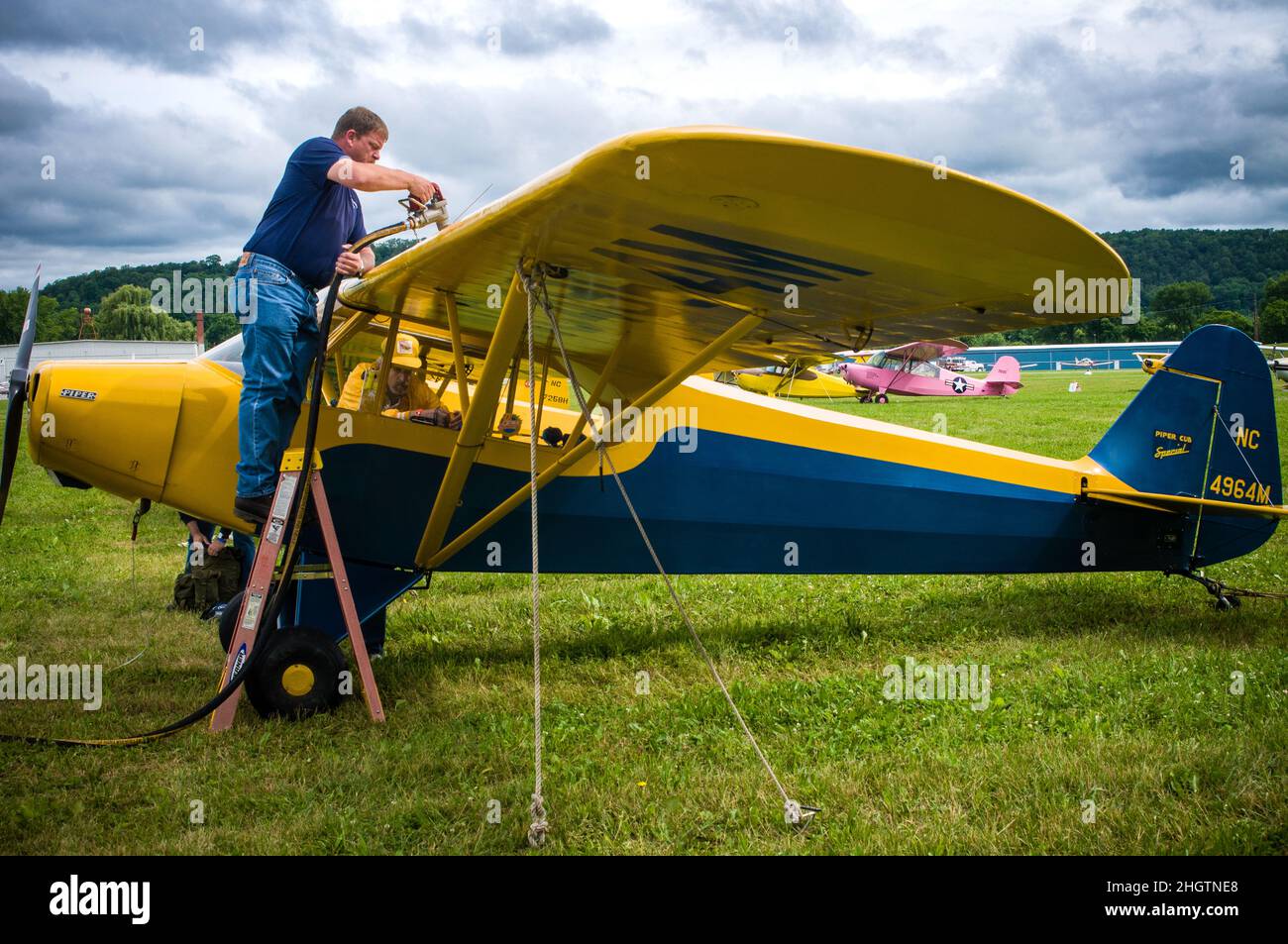Annual fly in of Piper Cub and other single engine airplanes, to Lock ...