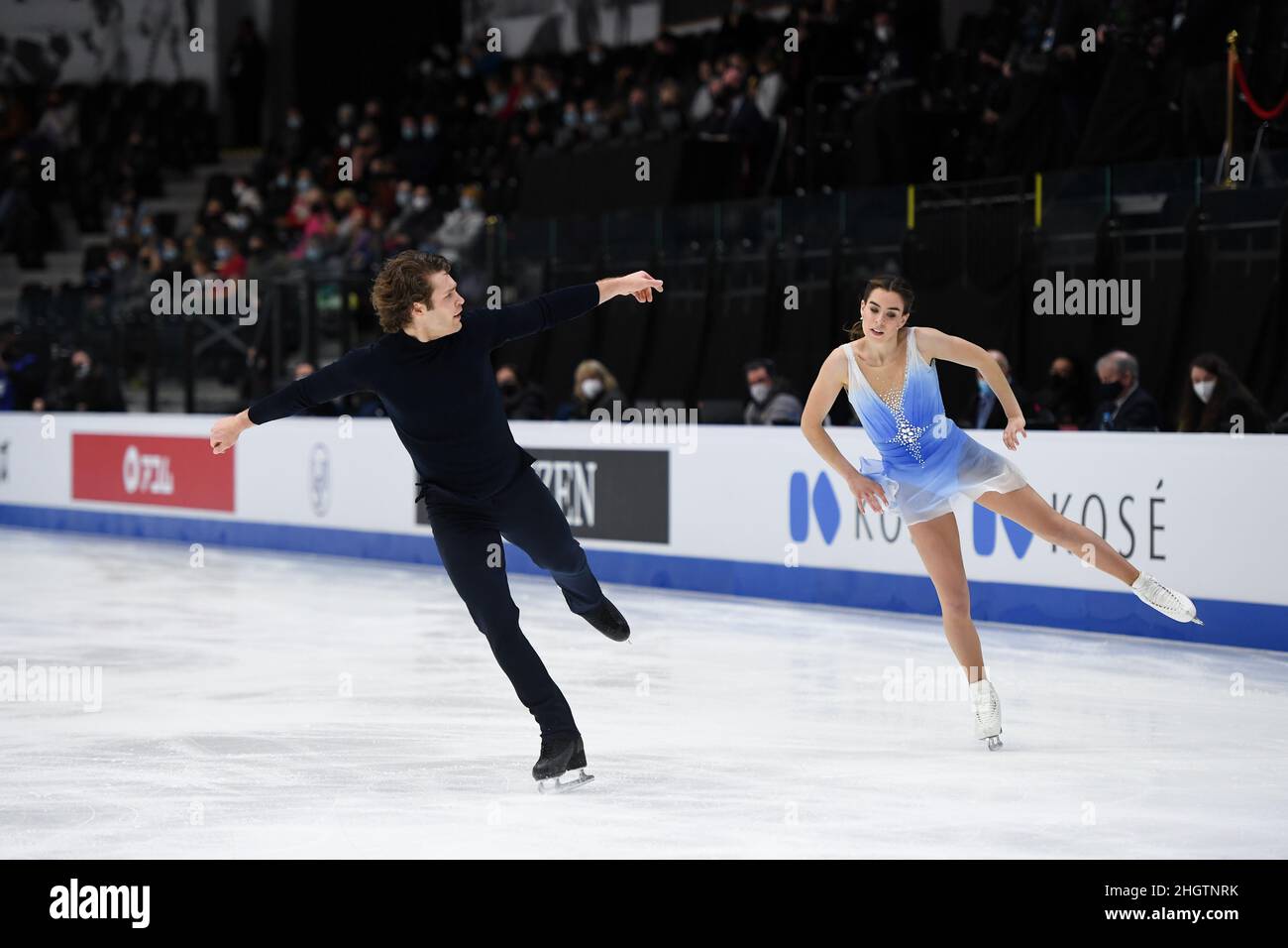 Evelyn WALSH & Trennt MICHAUD (CAN) during Pairs Free Skating, at the ...