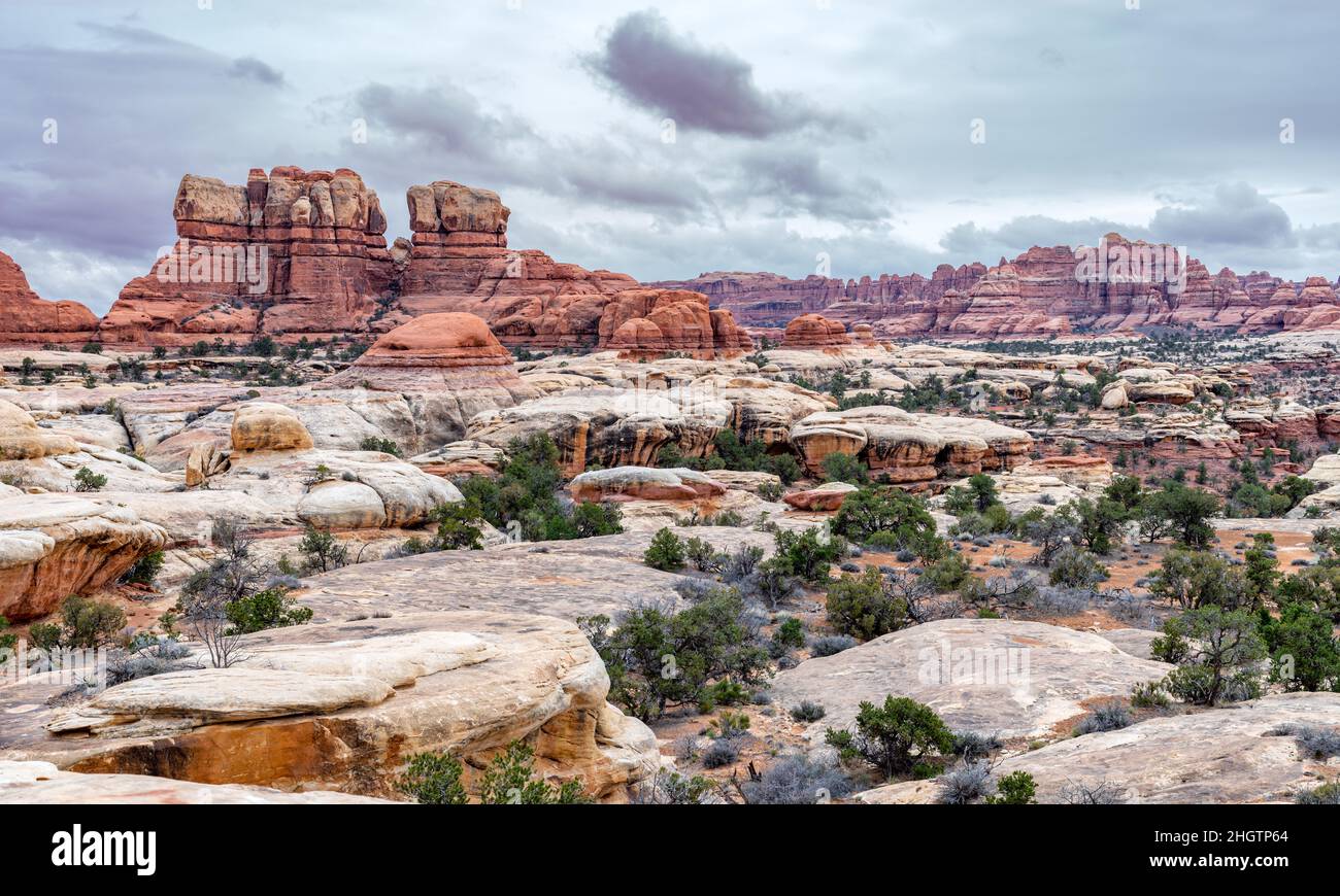 Unusual landscape from Utah of unique rock formations Stock Photo - Alamy
