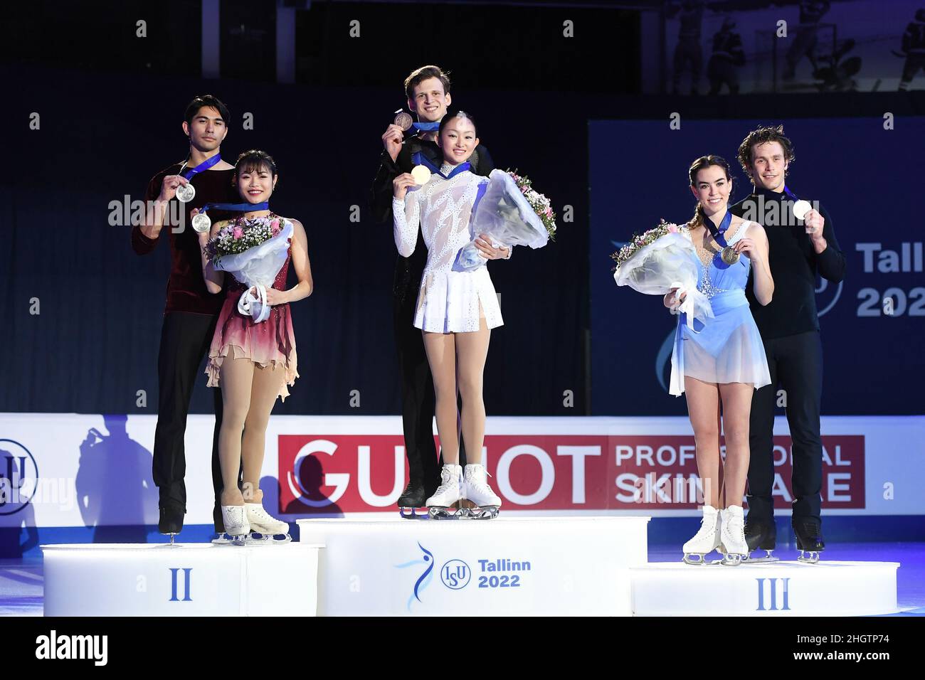 Pairs Awards, Audrey LU & Misha MITROFANOV (USA) first place, Emily ...