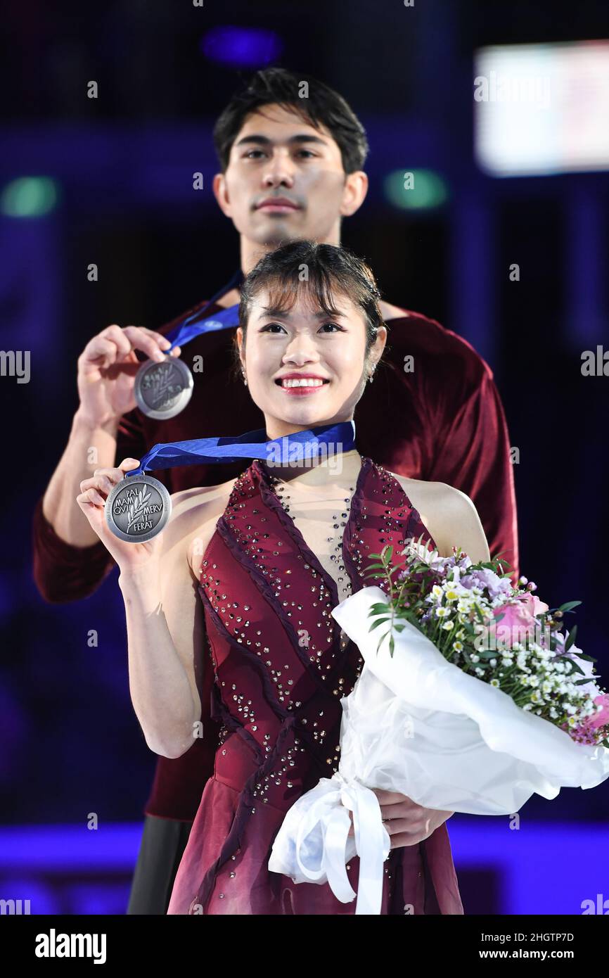 Pairs Awards, Emily CHAN & Spencer Akira HOWE (USA) second place ...