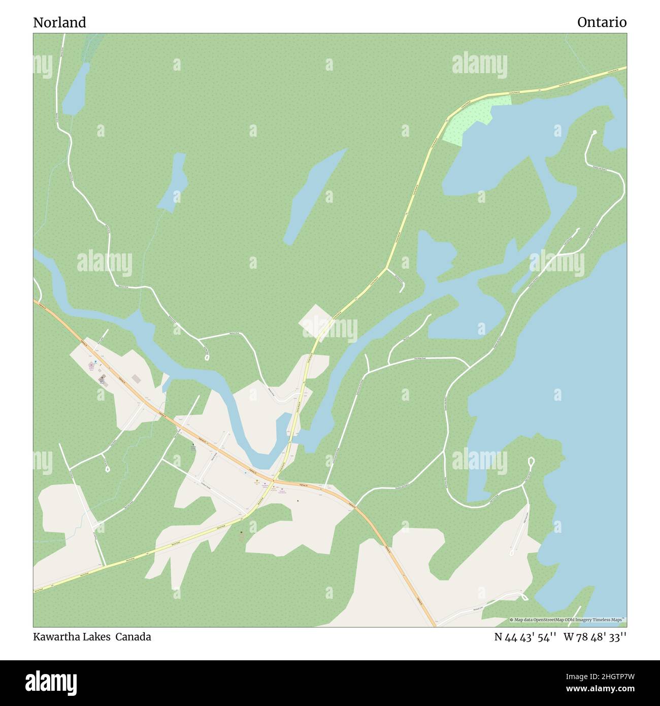 Norland, Kawartha Lakes, Canada, Ontario, N 44 43' 54'', W 78 48' 33 ...