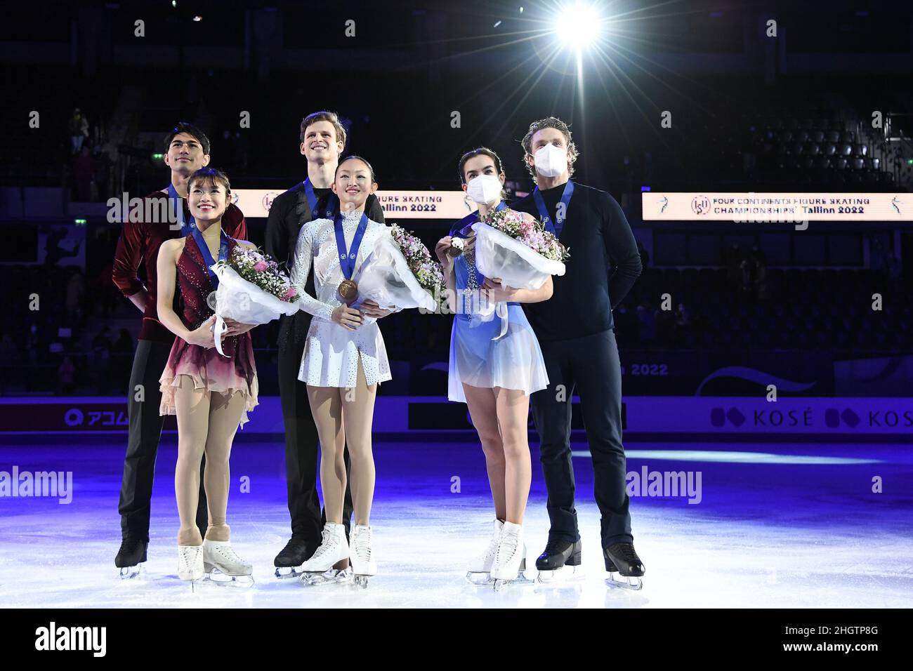 Pairs Awards, Audrey LU & Misha MITROFANOV (USA) first place, Emily ...