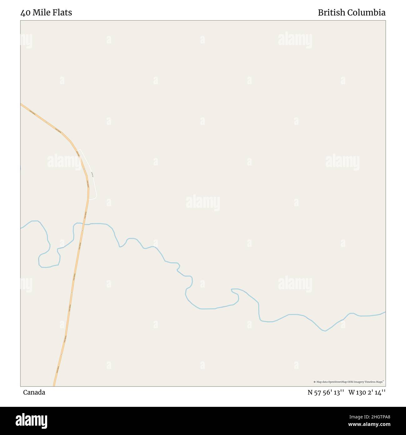 40 Mile Flats, Canada, British Columbia, N 57 56' 13'', W 130 2' 14 ...