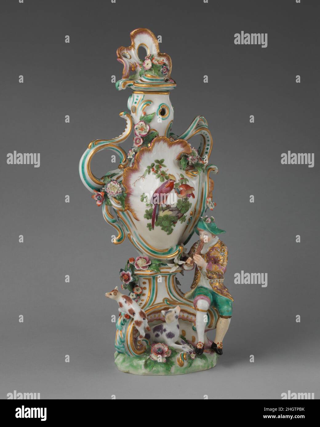 Vase (one of a pair) ca. 1760 Chelsea Porcelain Manufactory. Vase (one ...