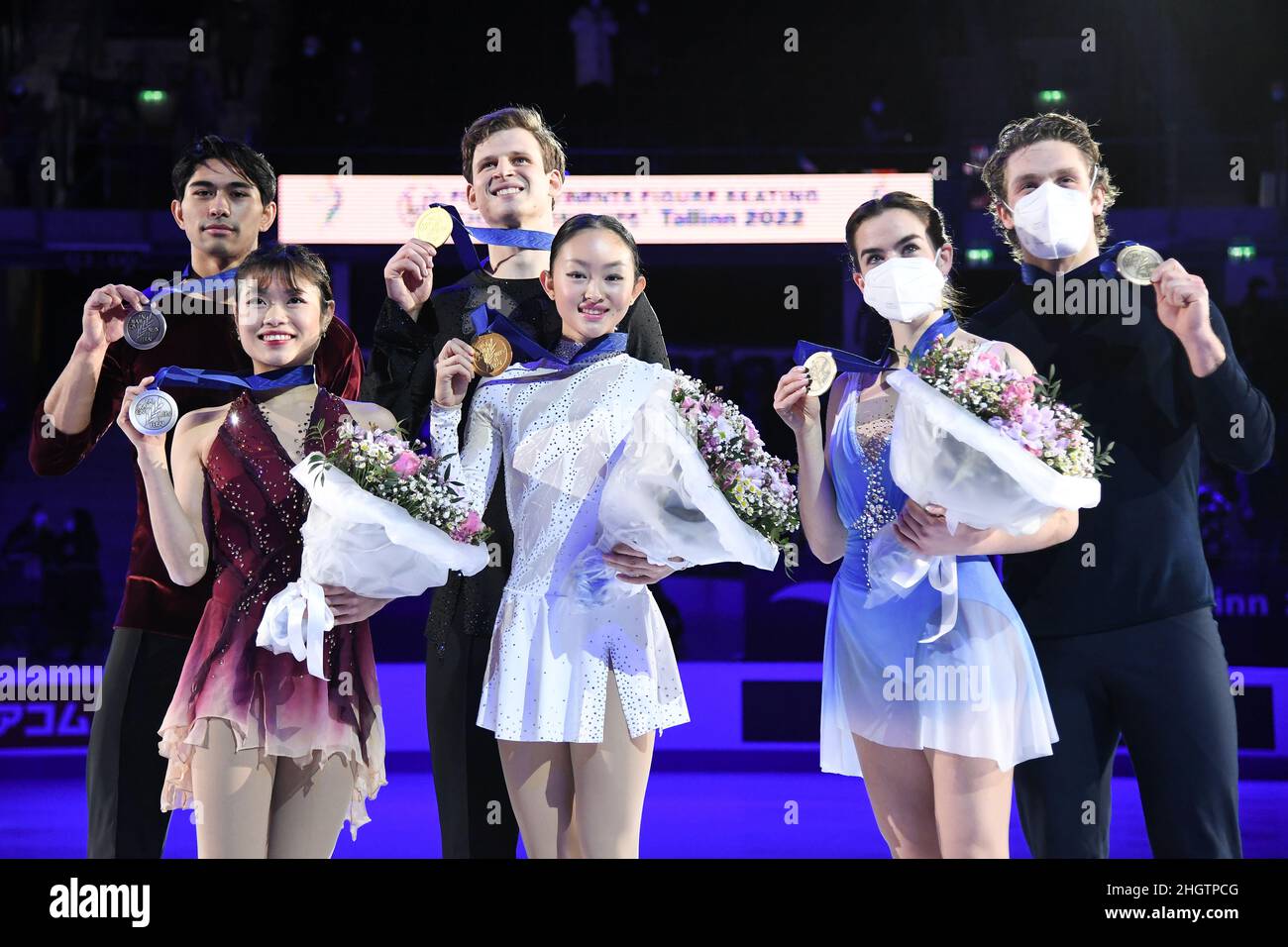 Pairs Awards, Audrey LU & Misha MITROFANOV (USA) first place, Emily ...