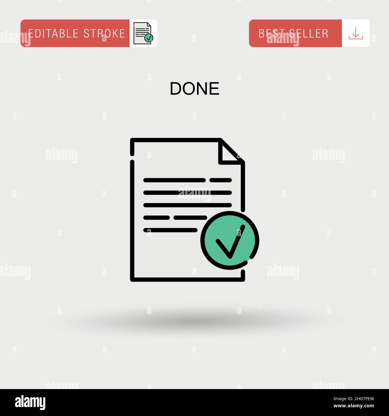 Well done sticker hi-res stock photography and images - Alamy