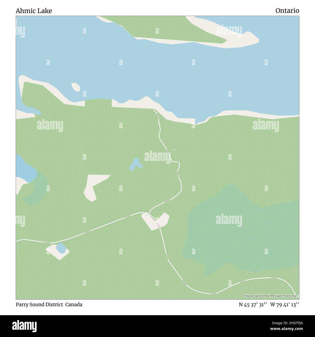 Ahmic lake hi-res stock photography and images - Alamy