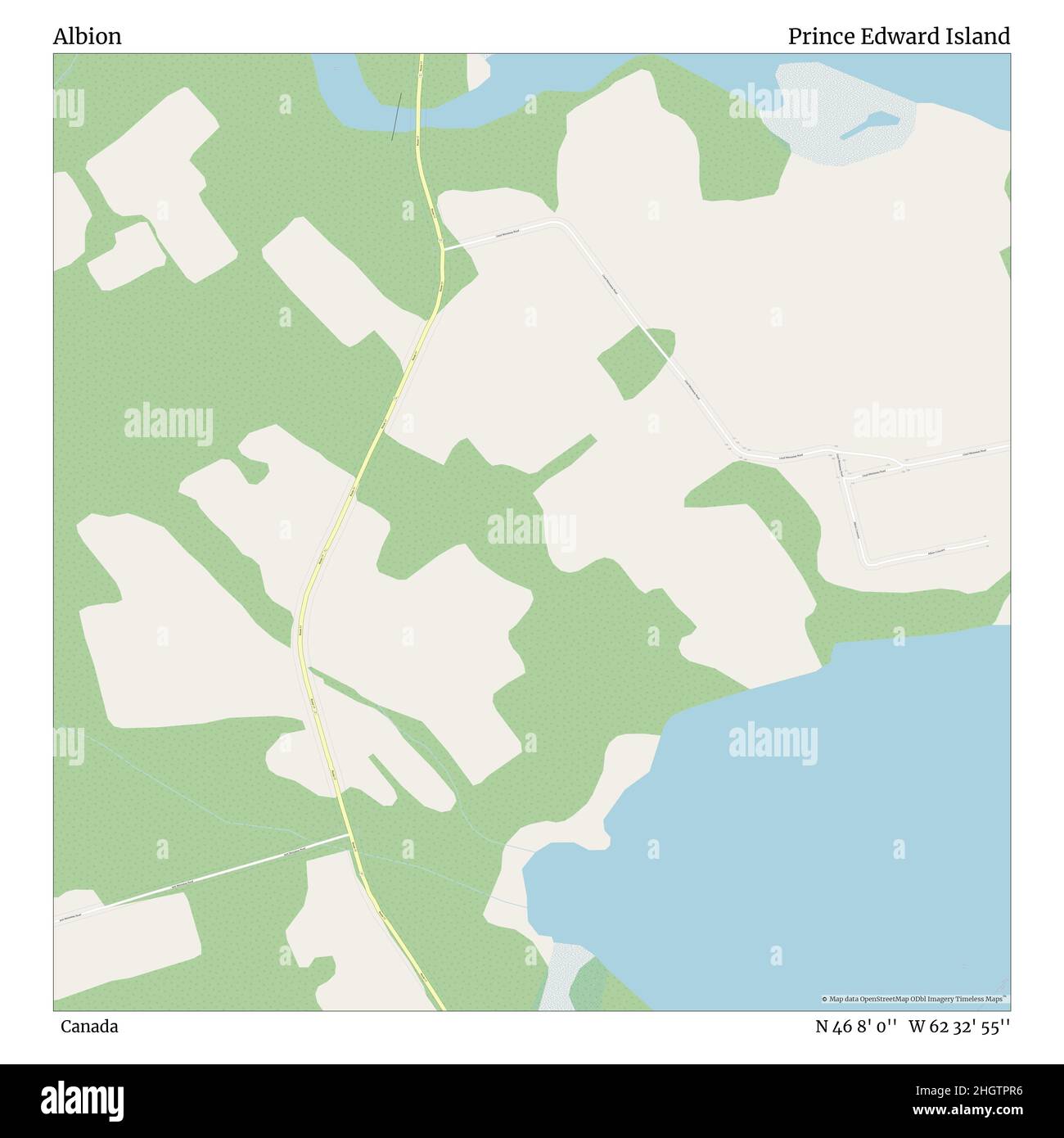 Map of albion hi-res stock photography and images - Alamy