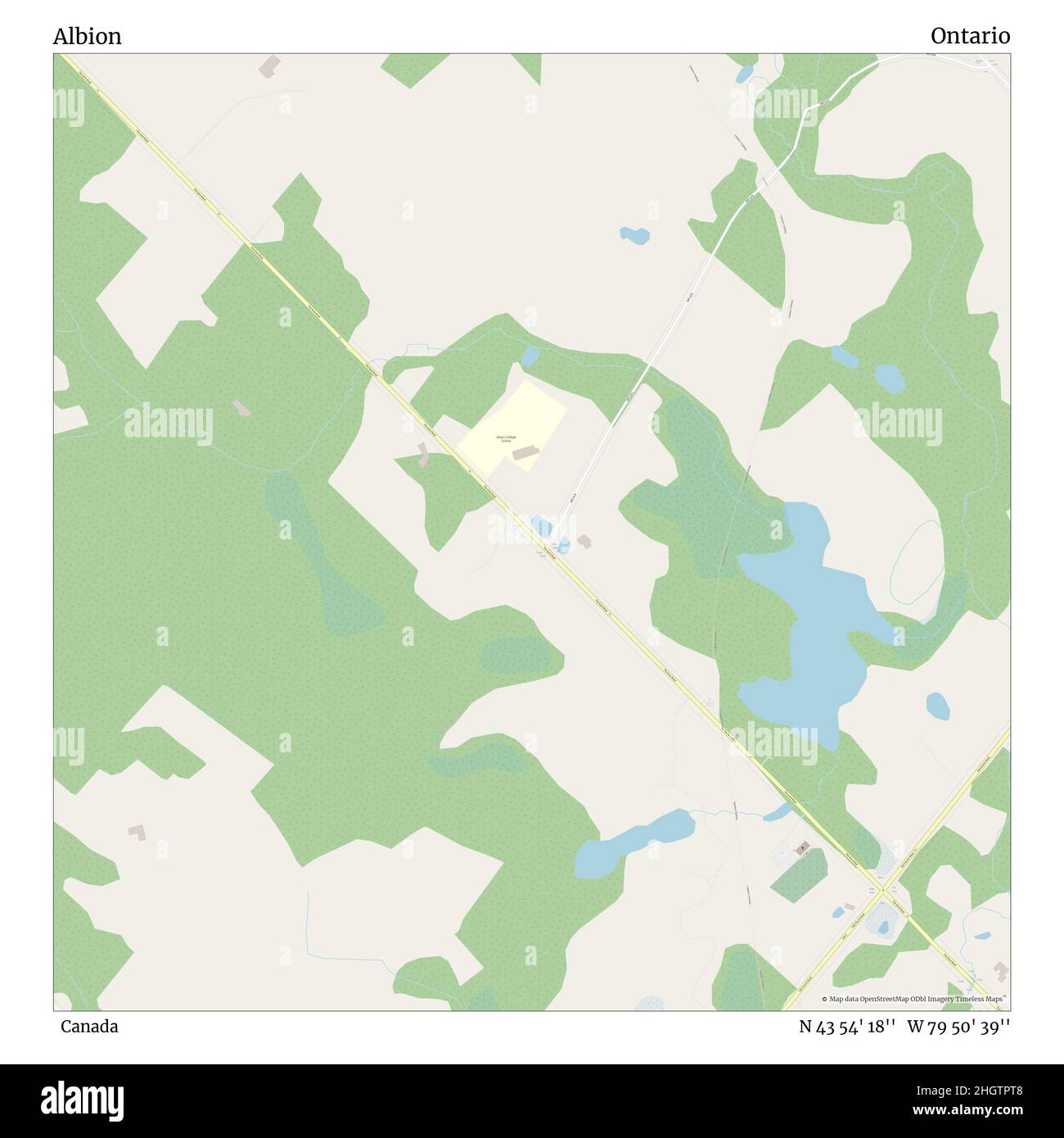 Map of albion hi-res stock photography and images - Alamy