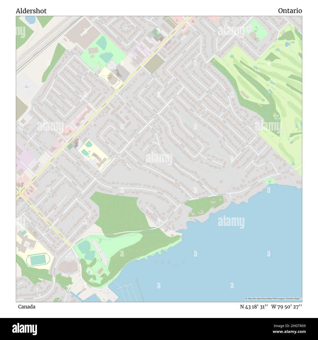 Aldershot map Cut Out Stock Images & Pictures - Alamy
