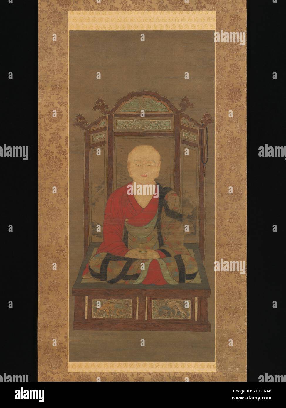 Portrait of Jianzhen 15th century Japan Although the subject of this ...