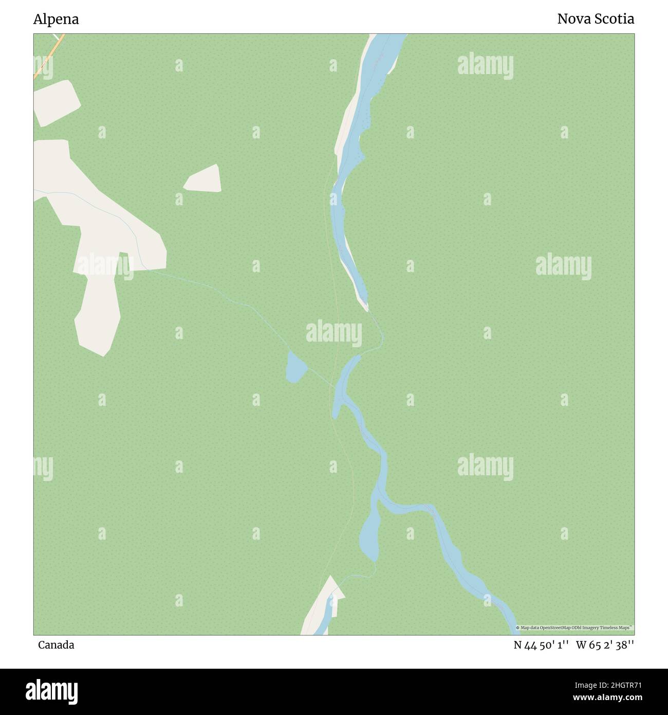 Alpena map Cut Out Stock Images & Pictures - Alamy