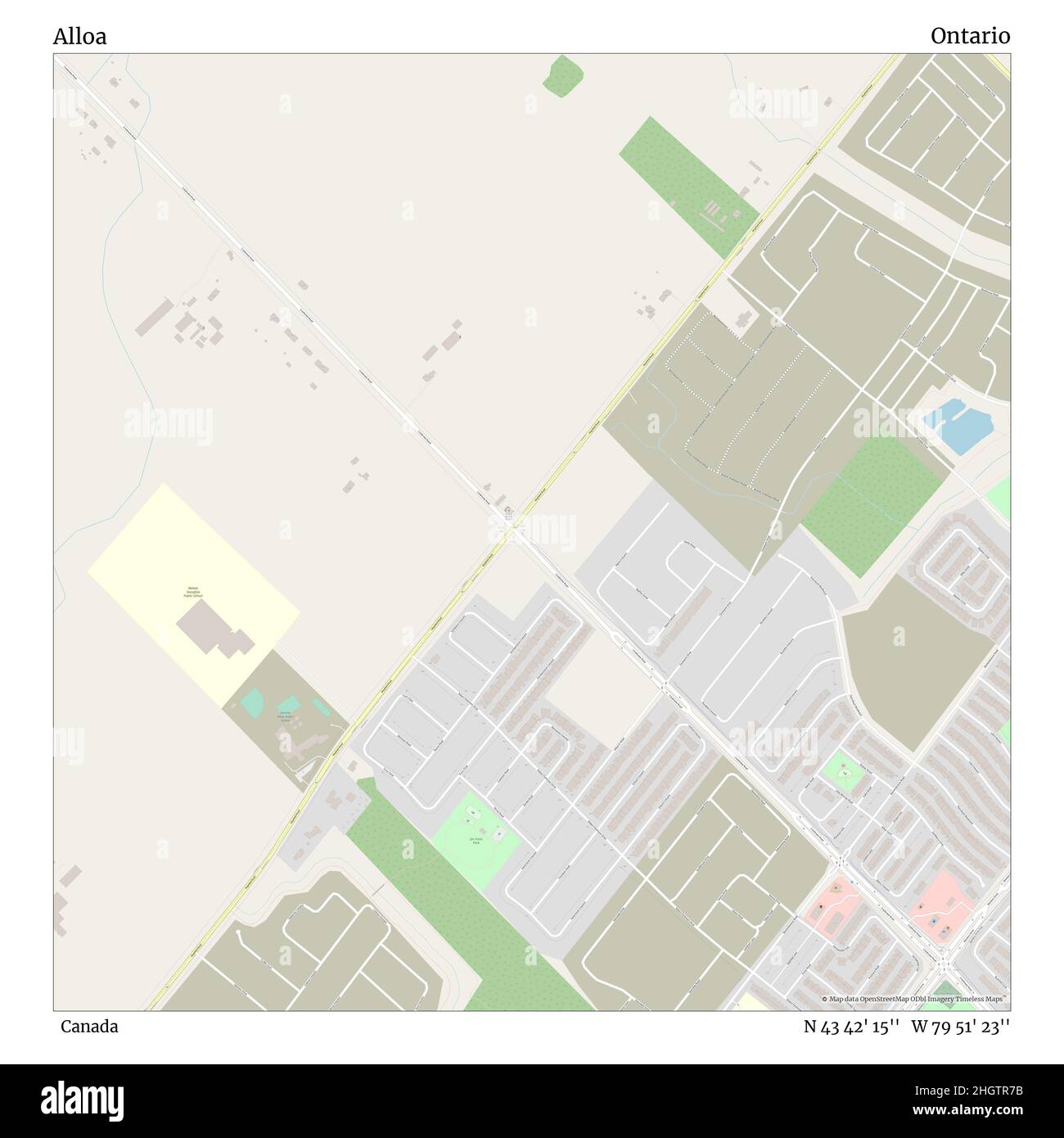 Alloa map Cut Out Stock Images & Pictures - Alamy