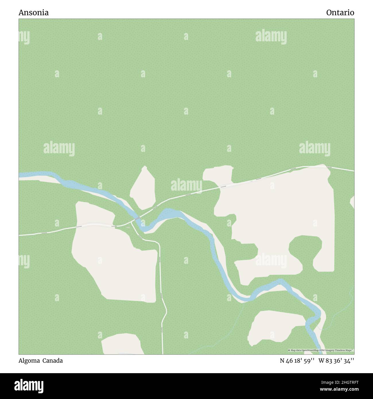 Ansonia map hi-res stock photography and images - Alamy