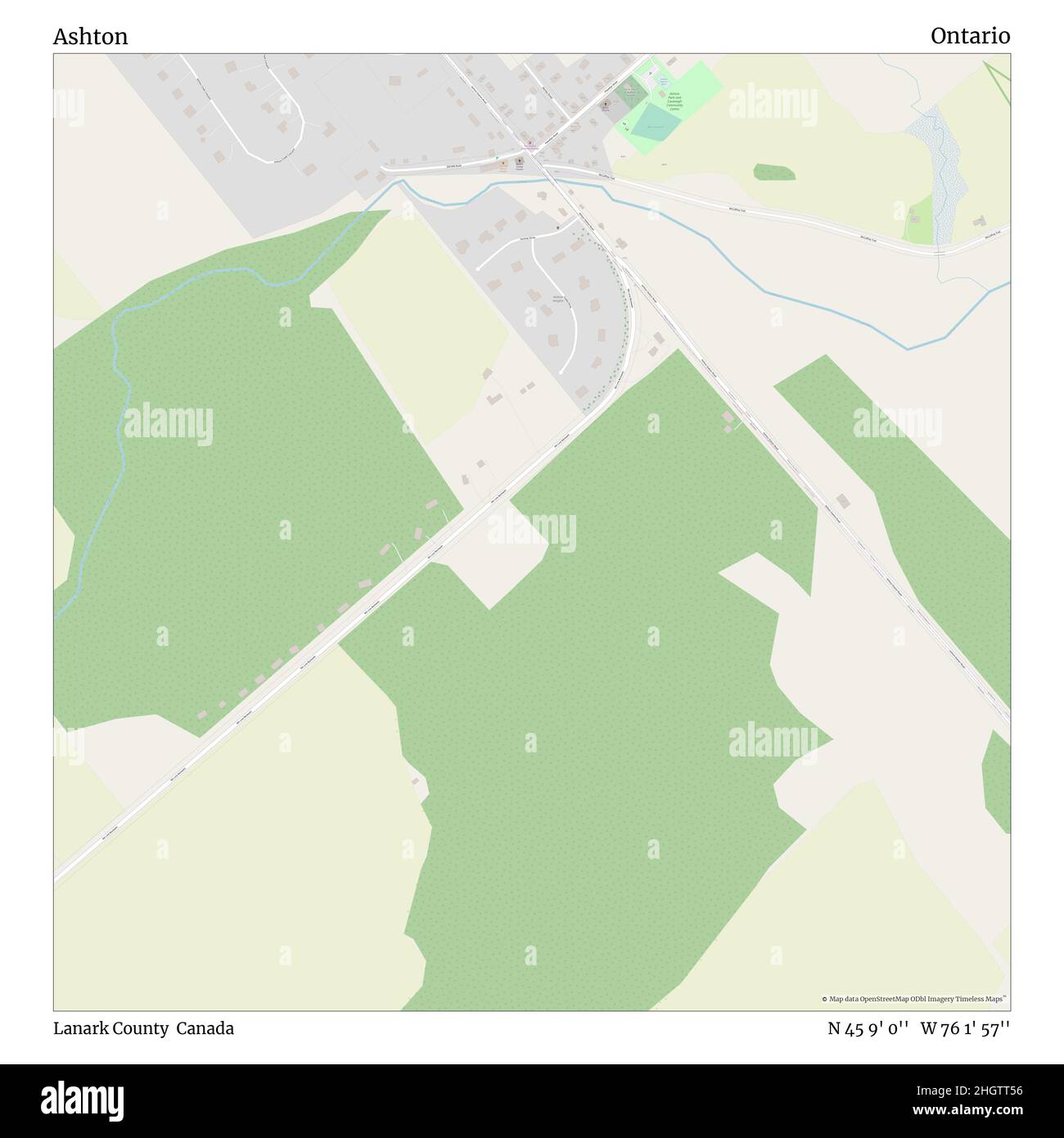 Map of lanark hi-res stock photography and images - Alamy