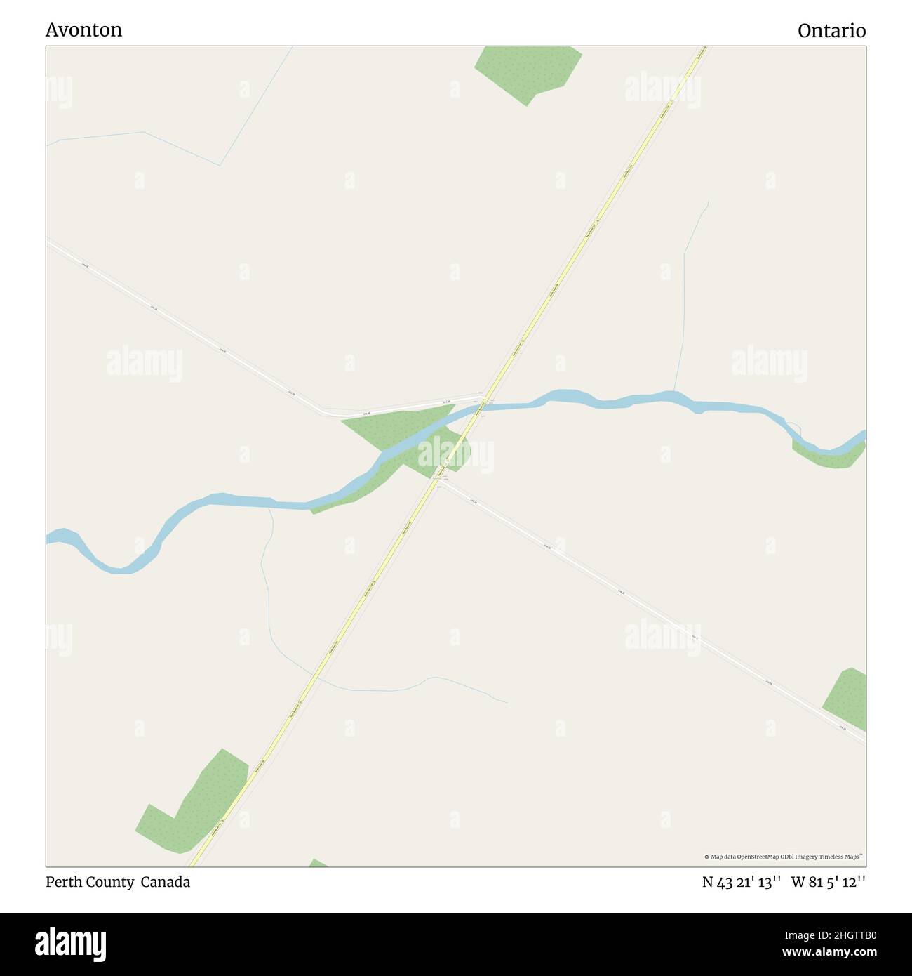 Perth ontario map hi-res stock photography and images - Alamy