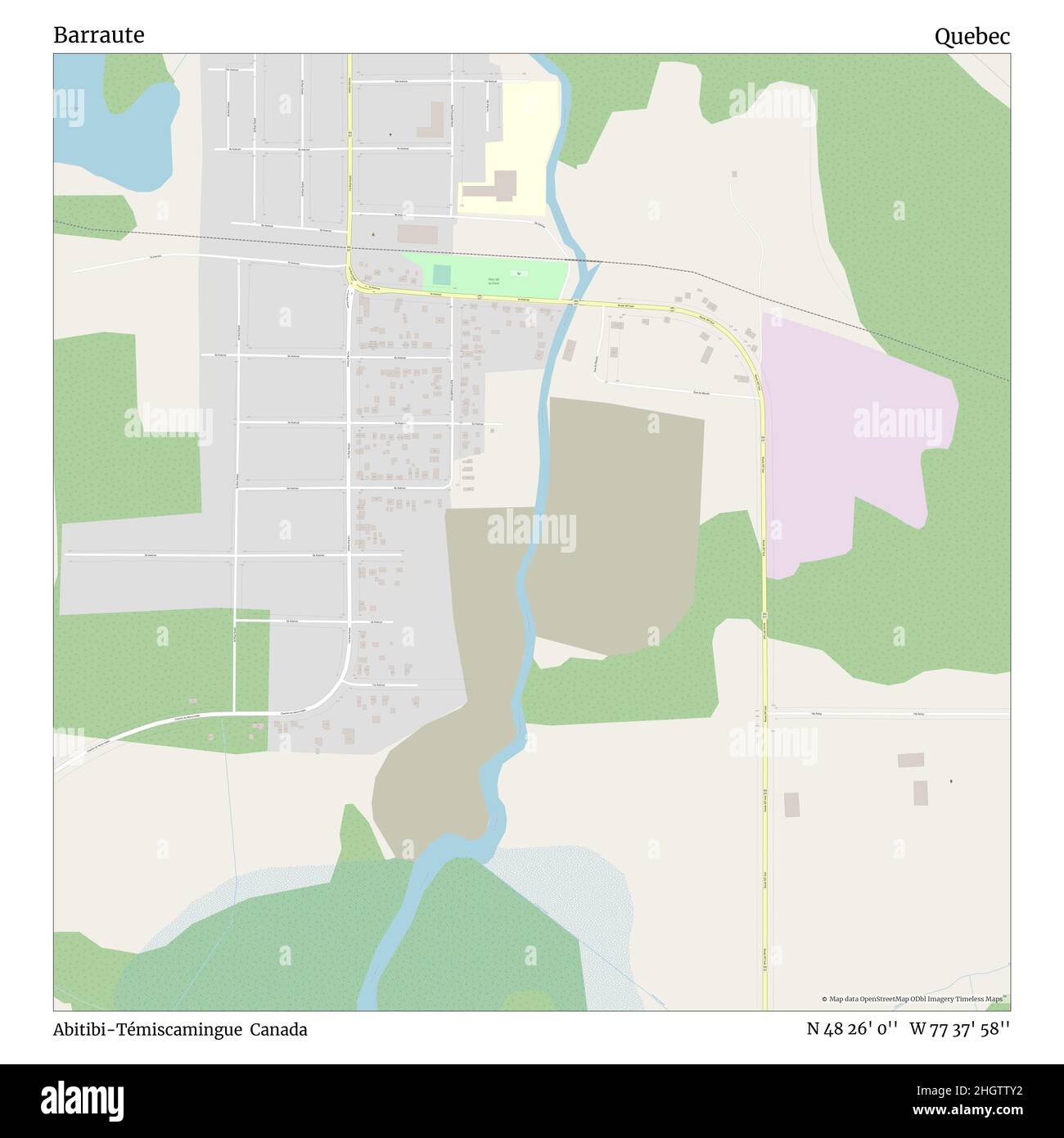 Map of barraute quebec hi-res stock photography and images - Alamy