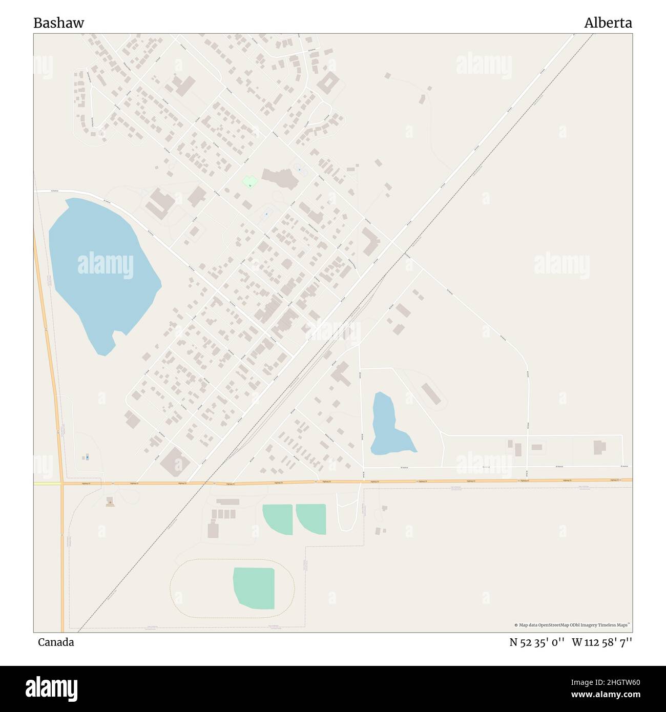 Map of bashaw Cut Out Stock Images & Pictures - Alamy