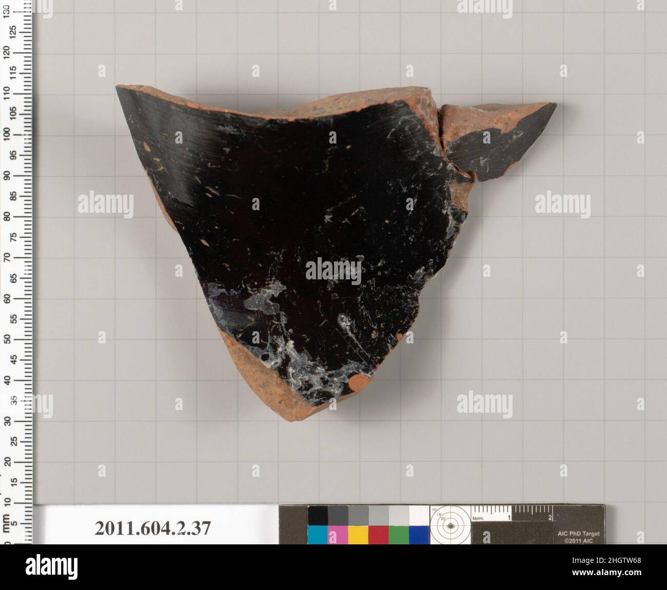 Terracotta fragment of a psykter? (vase for cooling wine) late 6th ...