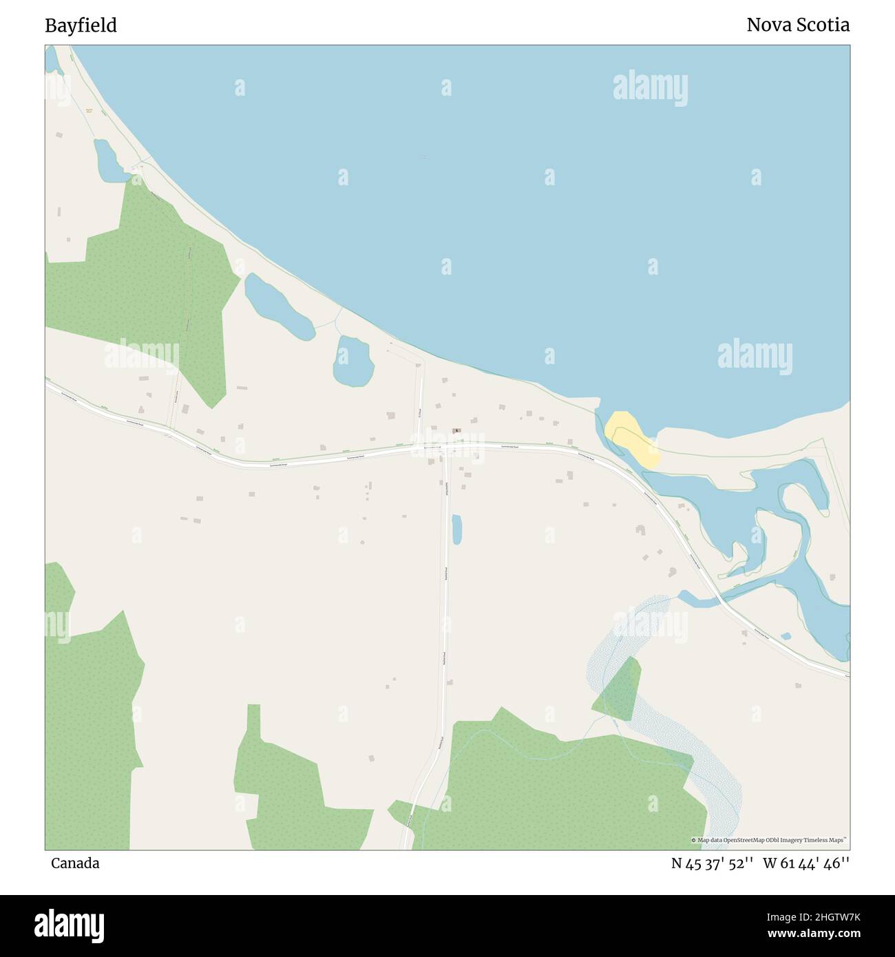 Map of bayfield hi-res stock photography and images - Alamy