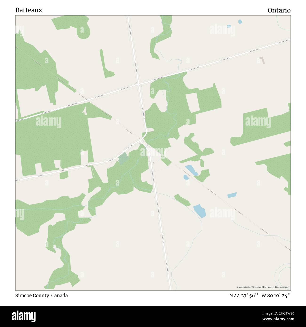 Simcoe ontario map hi-res stock photography and images - Alamy