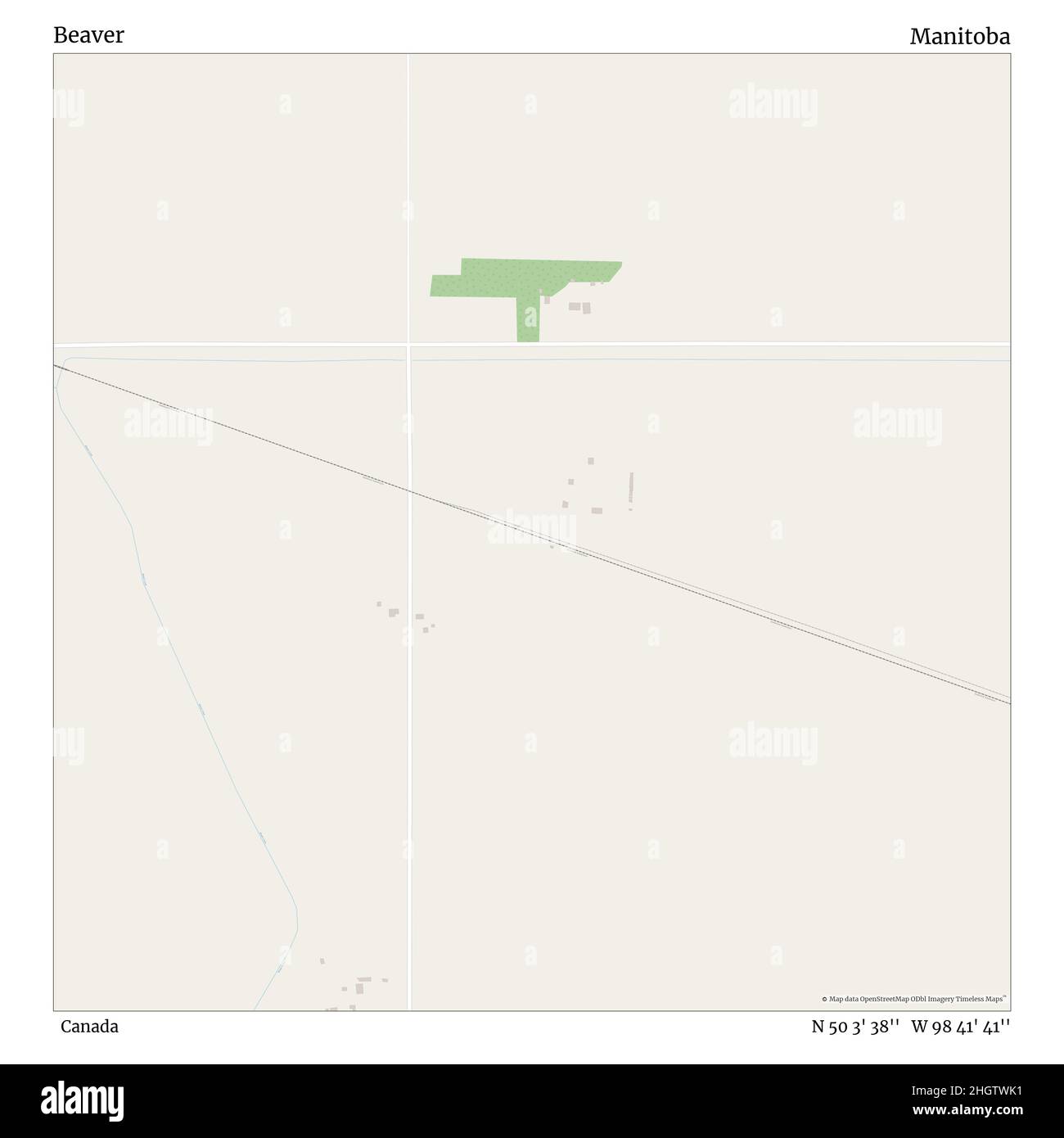 Map of beaver hi-res stock photography and images - Alamy