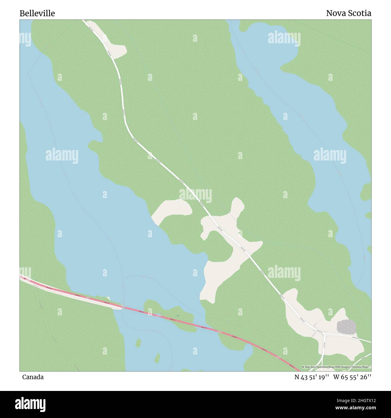 Belleville map Cut Out Stock Images & Pictures - Alamy