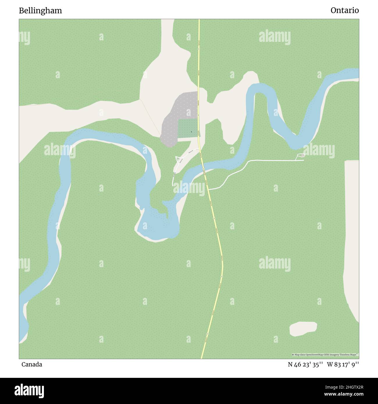 Map of bellingham Cut Out Stock Images & Pictures - Alamy