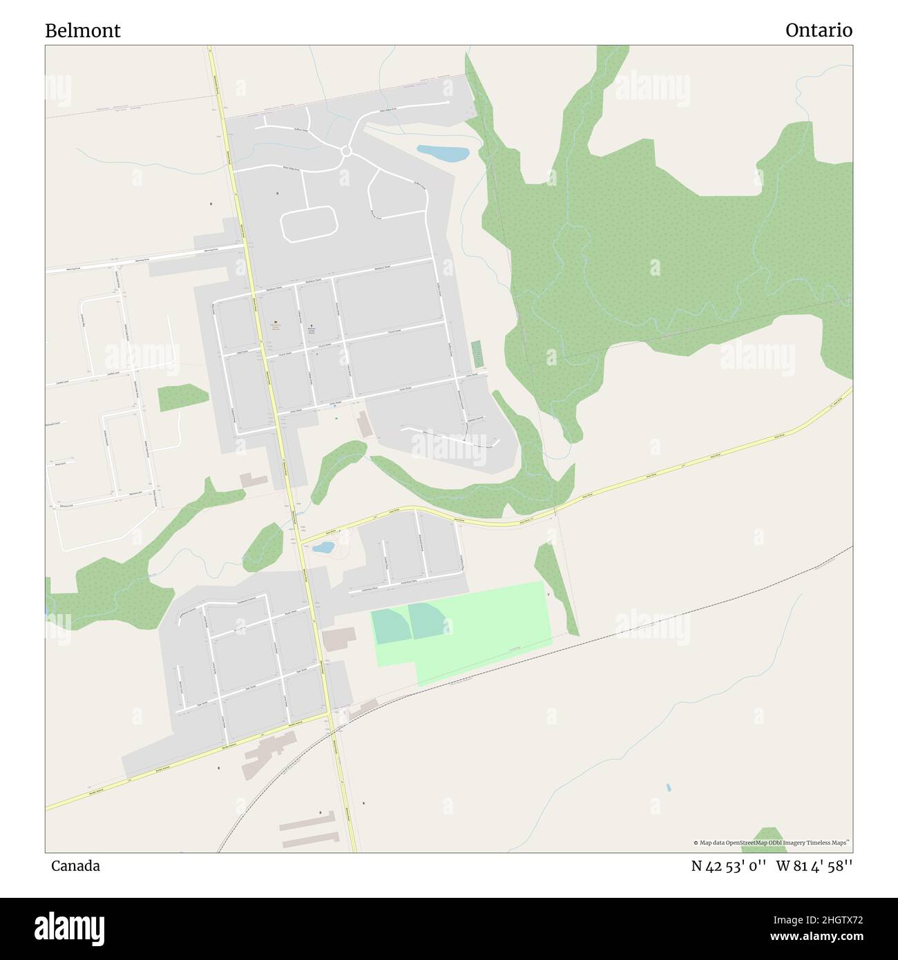 Belmont map Cut Out Stock Images & Pictures - Alamy