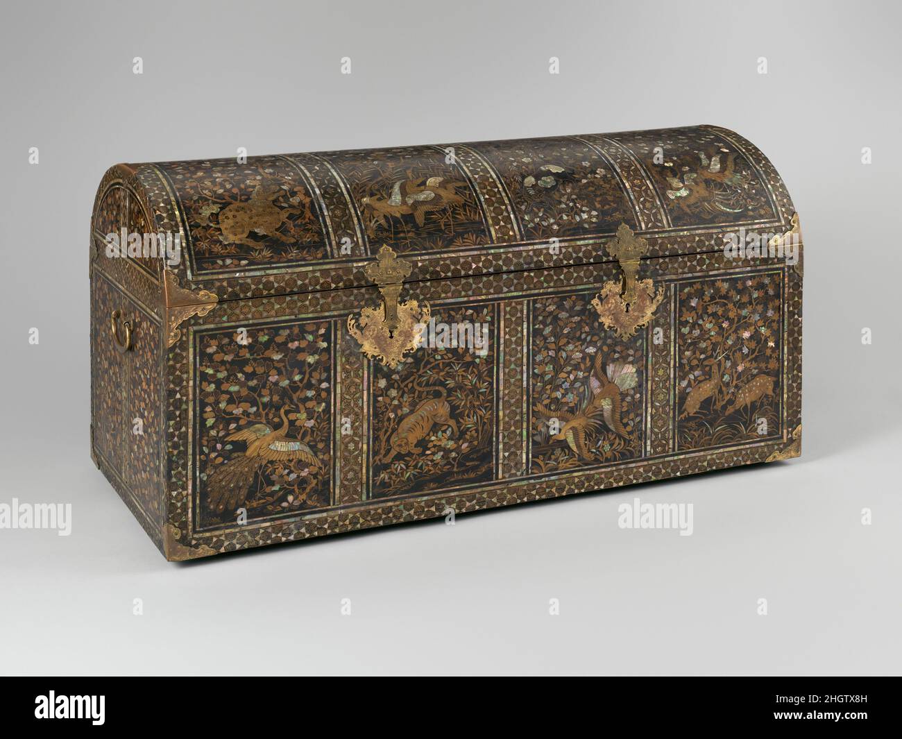 Nanban Coffer with Animals and Landscapes late 16th–early 17th century ...