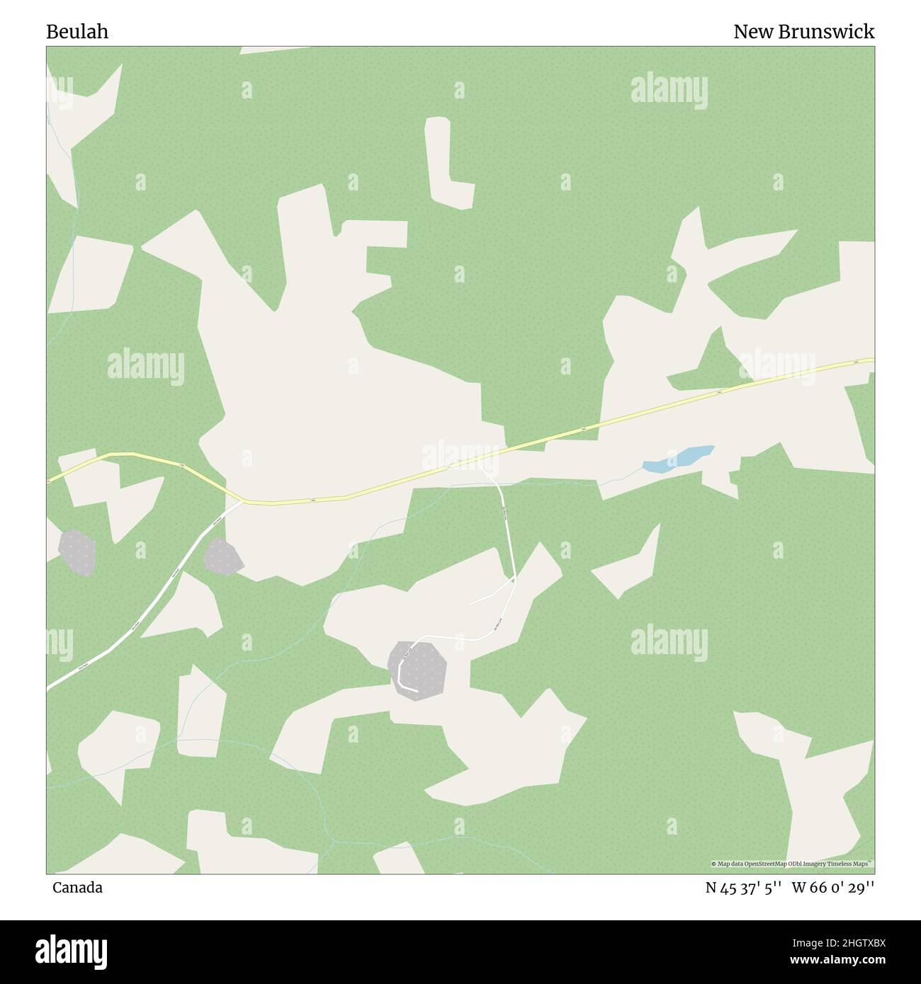 Map of beulah hi-res stock photography and images - Alamy