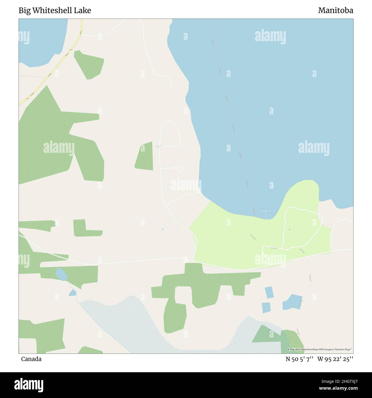 Map of big lake Cut Out Stock Images & Pictures - Alamy