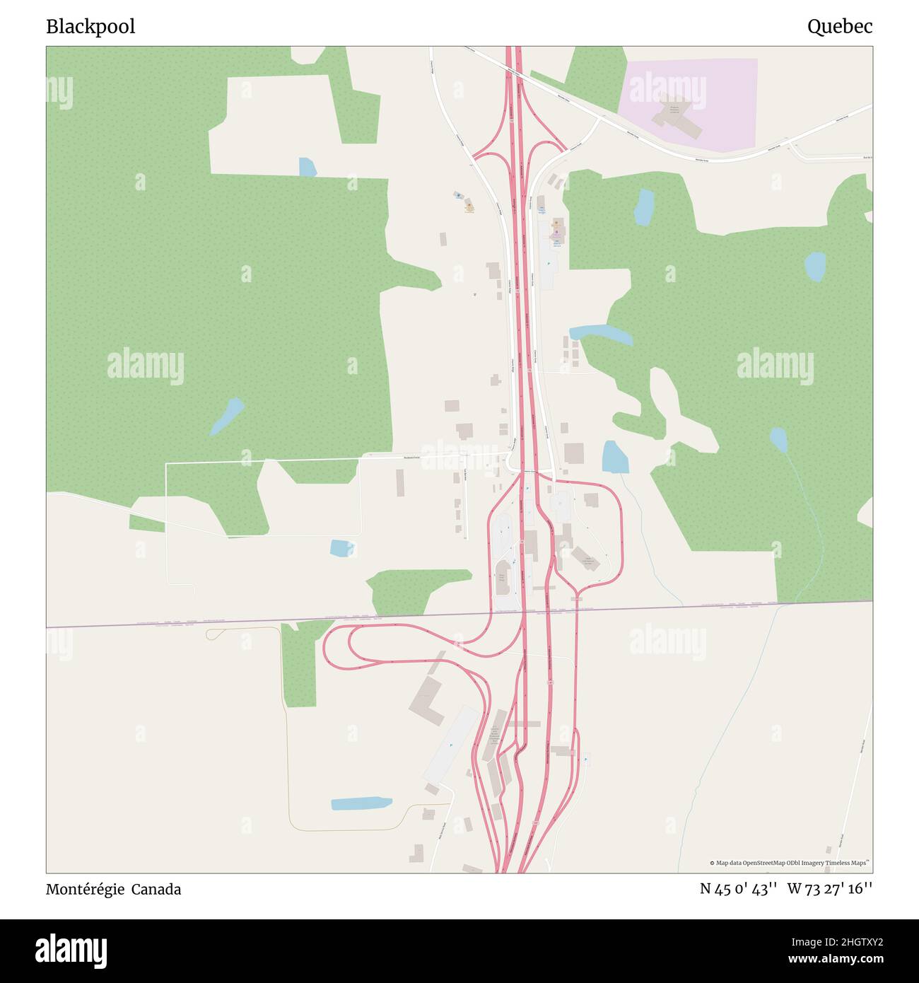 Blackpool map hi-res stock photography and images - Alamy